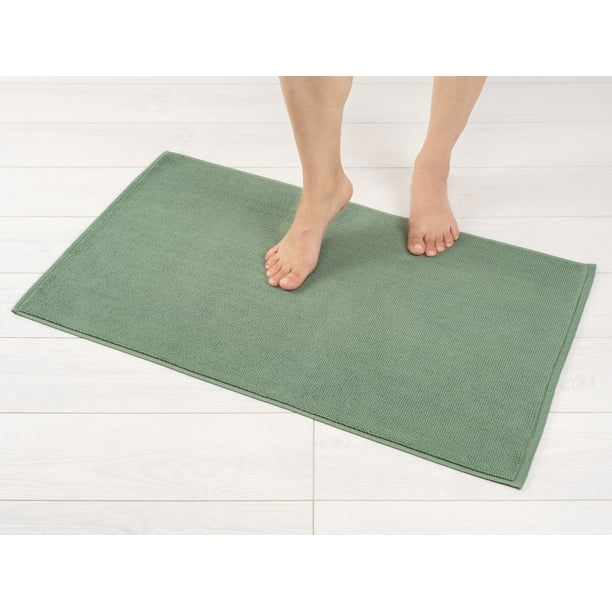 American Soft Linen, Non Slip Bath Rug, 100% Cotton 20x34 inches, Soft ...