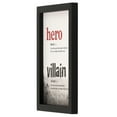 Hero Villain Definition Framed Wall Decor - Walmart.com