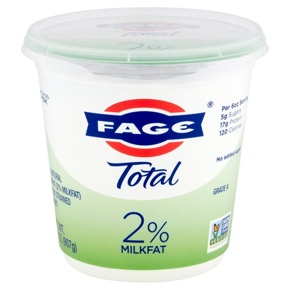 FAGE BestSelf All Natural Reduced Fat Plain Lactose Free Greek Strained ...