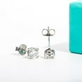 AnuClub 10K Post Moissanite Stud Earrings for Women, Total 1 Carat D ...