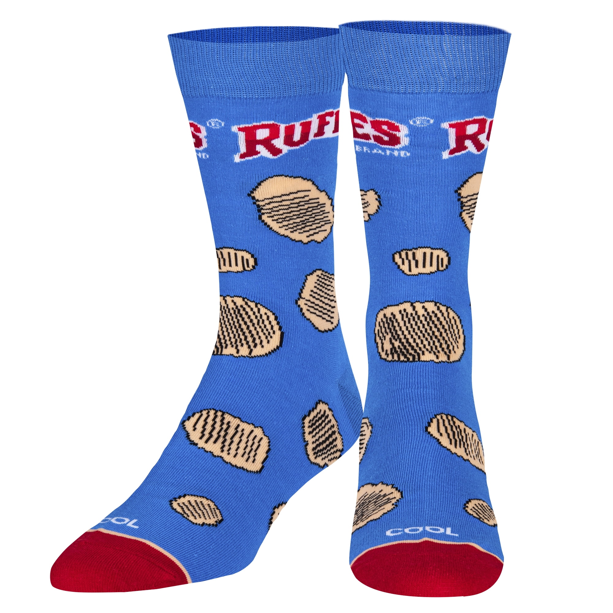 Cool Socks, Ruffles Chips Men's, Fun Novelty Crew Socks - Walmart.com
