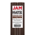 JAM Paper Chocolate Brown Paper Matte Gift Wrap Papers, (2 Rolls) 25.5 ...