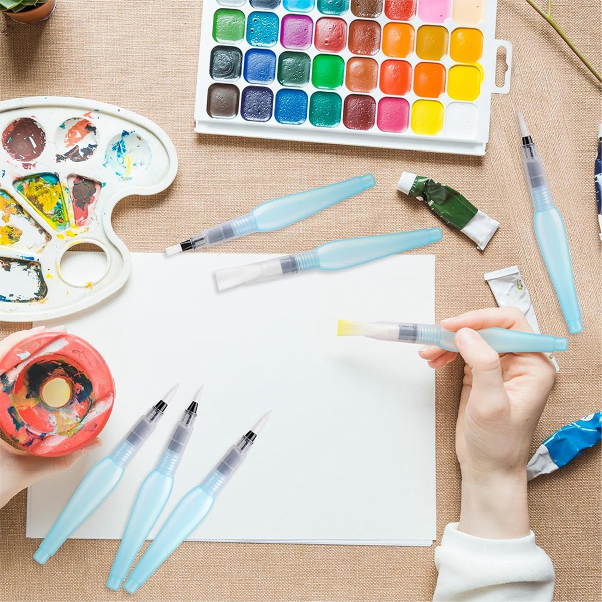 Click here for Unbranded 12 Pack Refillable Watercolor Pens Water... prices