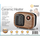 Soleil Electric Personal Ceramic Mini Heater 250W Indoor Wood MH-08S ...