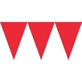Red Paper Pennant Banner - Walmart.com