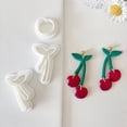3-Piece Sweet Cherry Soft Clay Earring Mold Set | DIY Jewelry Pendant ...