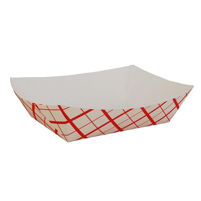 Southern Champion Tray 0429 CPC No.500 5 lbs Food Tray - Red Check ...