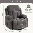 Power Lift Recliner Chair, Rocking Chairs with USB and Cup Holders ...