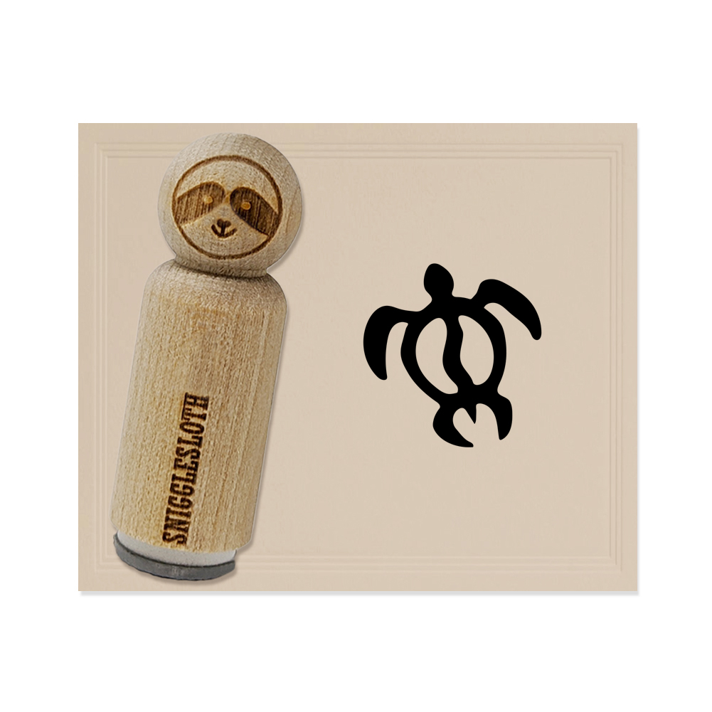 Honu Hawaiian Sea Turtle Rubber Stamp for Scrapbooking Crafting ...