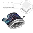 Dragon Cool Art Galaxy 4Pcs Oven Mitts and Pot Holders Sets Oven ...