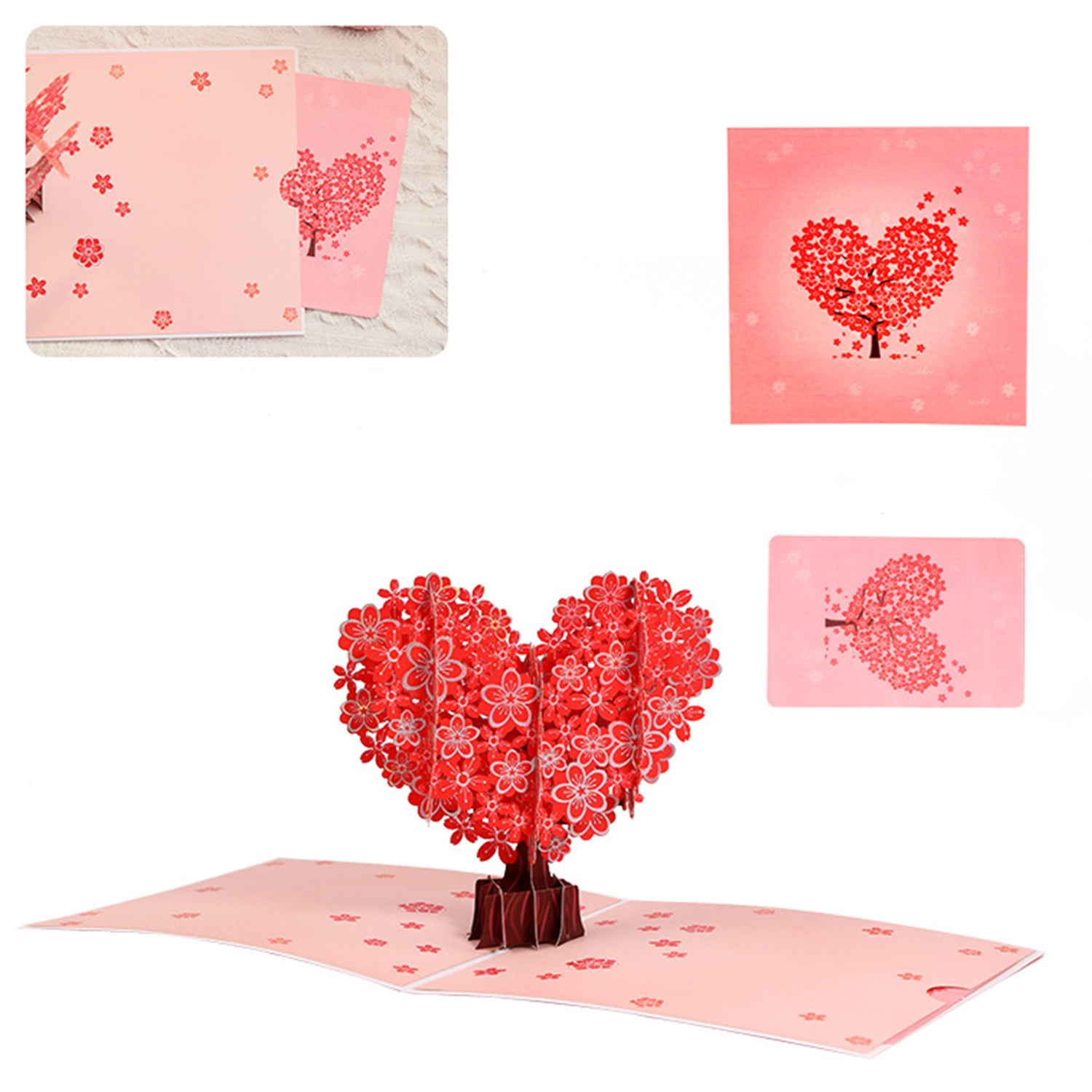 PHENAS Love Tree Pop Up Anniversary Card, Wedding Happy Anniversary ...