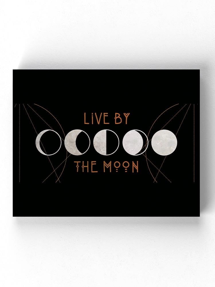 Live By The Moon Wrapped Canvas -Victoria Borges Designs, - Walmart.com