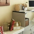 Furinno Pasir 12247SBE/WH Desk Storage Shelf with Bins - Walmart.com