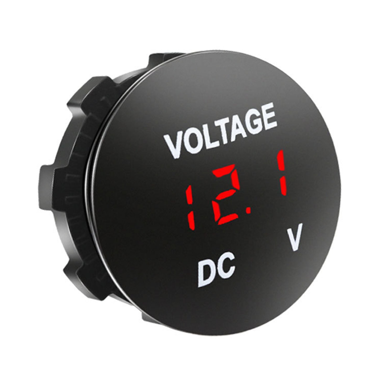 LED Digital Display Voltmeter Car Motorcycle Voltage Volt Gauge Meter ...