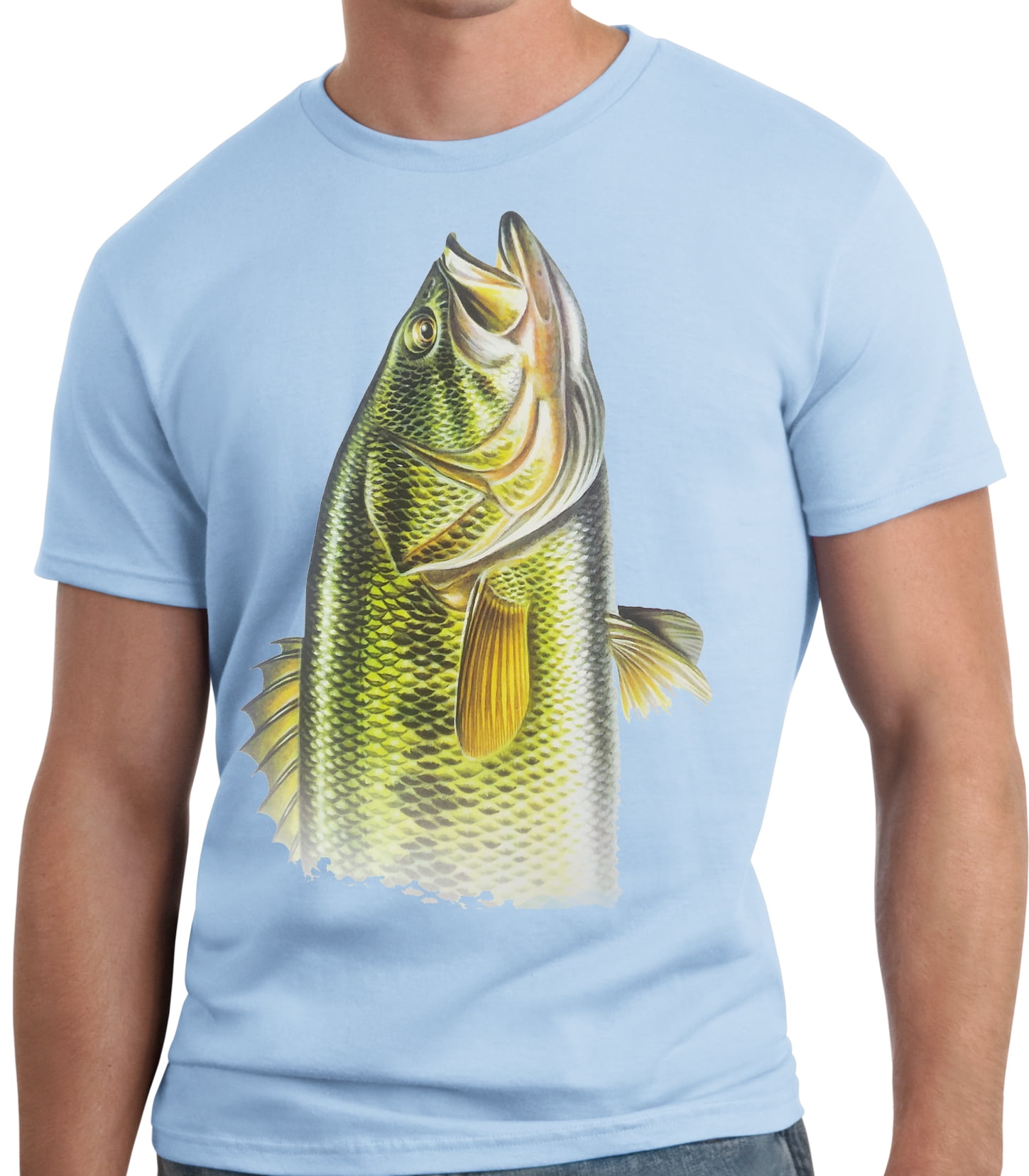 Big and Tall Large Mouth Bass Huge Print - Walmart.com