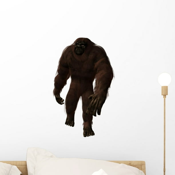 Bigfoot Wall Decal by Wallmonkeys Peel and Stick Graphic (18 in H x 14 ...
