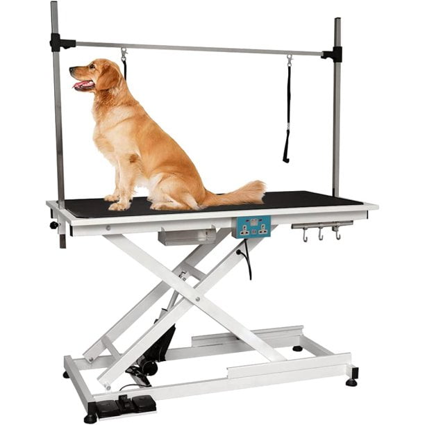 Electric Pet Grooming Table for Large Dogs 200lbs Max, Heavy Duty ...
