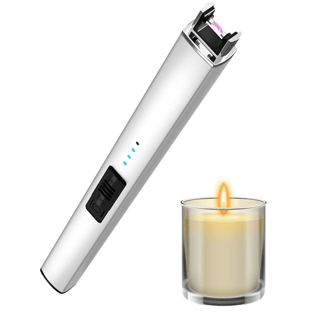Electric Lighter Candle Arc Lighter with LED Battery Display USB ...
