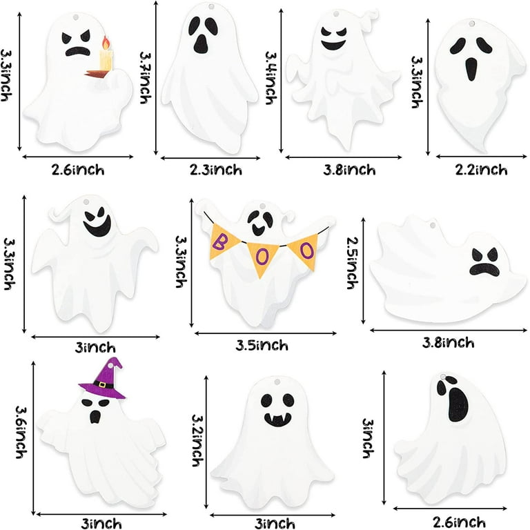 Printable Halloween Ghost Decorations