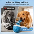 Interactive Dog Toys, 2026 New Motion Activated Dog Toy, Chew Toy for ...