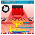Docreld LED Red Light Therapy Hat,Hair Growth Helmet, 215Pcs LEDs,LED ...