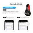 Bluetooth Headphones Over Ear Wireless Noise Cancelling Headphones ...
