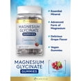 Magnesium Glycinate Gummies | 60 Count | Grape Flavor | For Men and ...