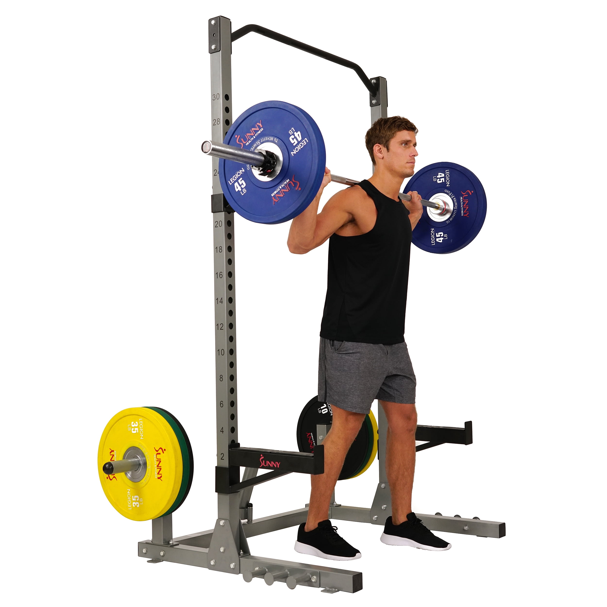 Sunny Health Fitness High Weight Capacity Power And Squat Rack