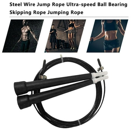 Steel Wire Jump Rope Ultra-speed Ball Bearing Skipping Rope Jumping ...