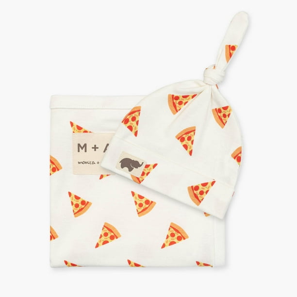 M+A by Monica + Andy Baby First Hello Cuddle Box Blanket & Cap Organic ...