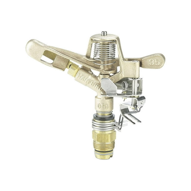 Rain Bird Brass Impact Sprinkler, 42 Ft. - 51 Ft. - Walmart.com ...