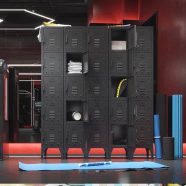 MIIIKO Metal Locker for Gym, School, Office, 71" Metal Storage Locker ...