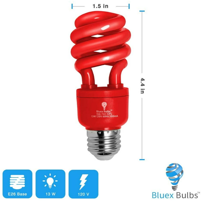 Colored Cfl Light Bulbs