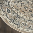 Nourison Concerto Persian Beige Grey 3' x 5' Oval Area Rug (3x5 ...