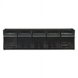 "Tilt Bin Interlocking Multi-Bin Storage Organizer, 5 Sections, 23.63 ...
