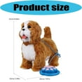 Soft Safe Electric Plush Toy Dog With Talking Feature And Tongue Out ...