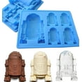 Star Wars Ice Tray Silicone Molds 2pk R2D2 and X-Wing - Walmart.com