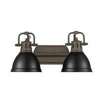 Golden Lighting Fisher 3-light Vanity in Matte Black - Walmart.com