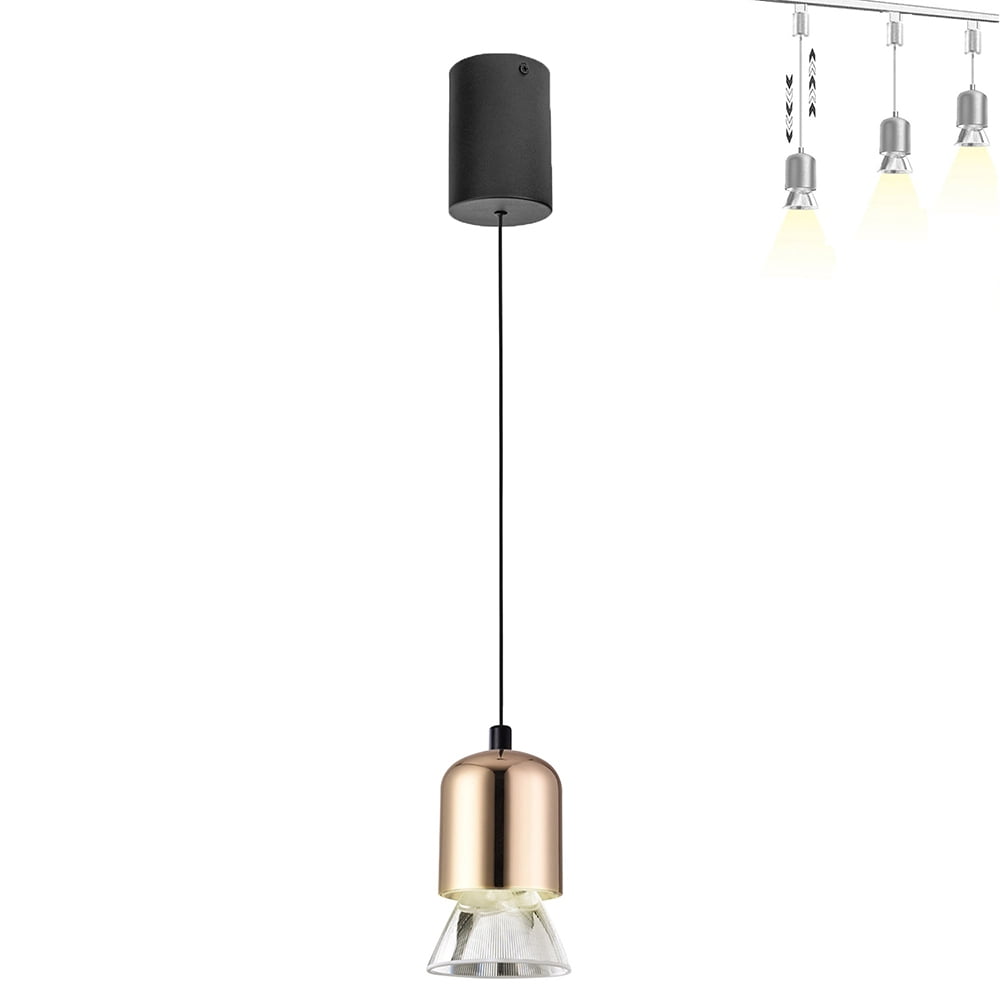 FSLiving 7W Adjustable Levitate Pendnat Light Retractable Lift Ceiling ...