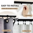 Heavy-Duty Aluminum Sliding Curtain Track System for Room Dividers ...