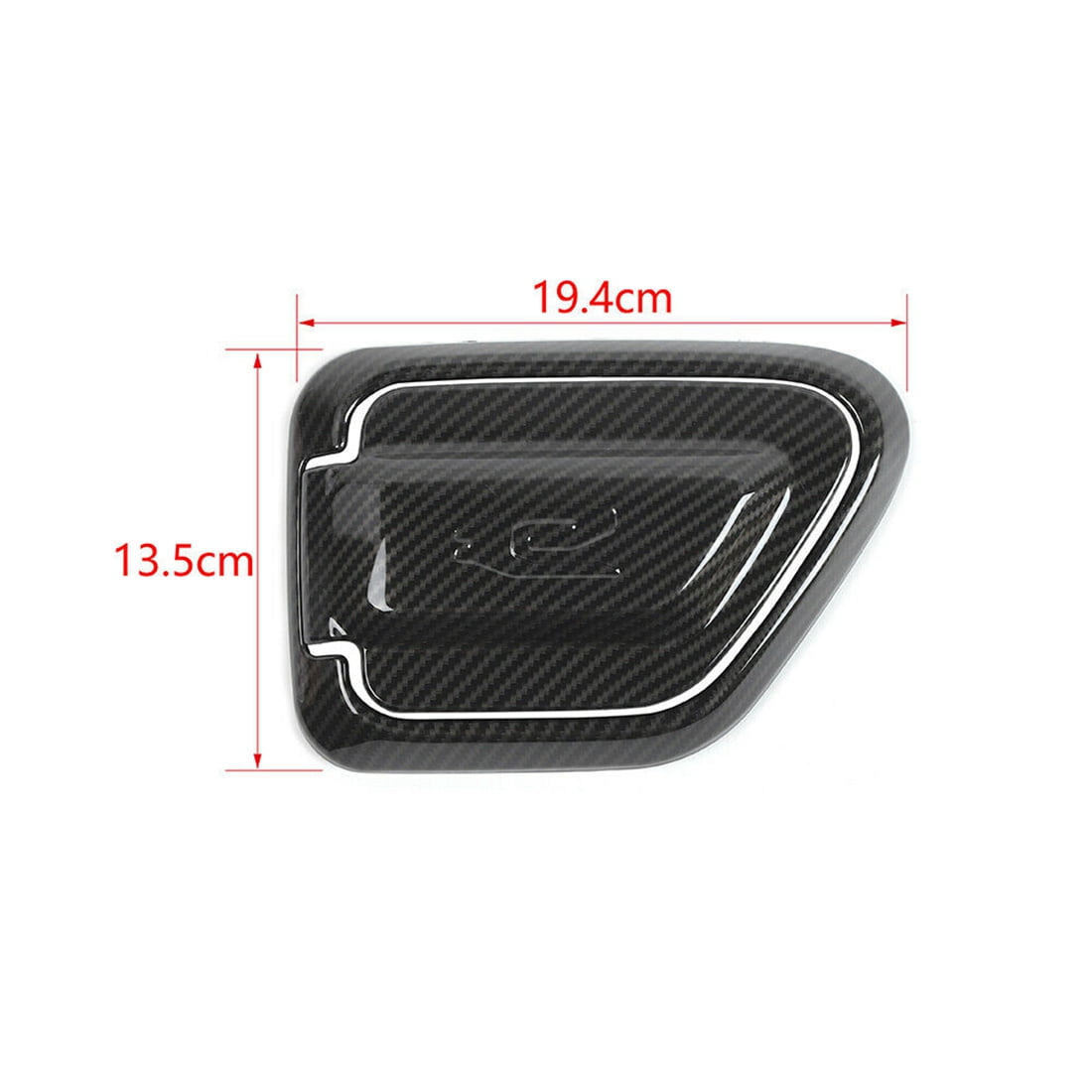 Buy Charging Cover Trim Decor Sticker for Jeep Wrangler JL JT 4Xe 2021 ...