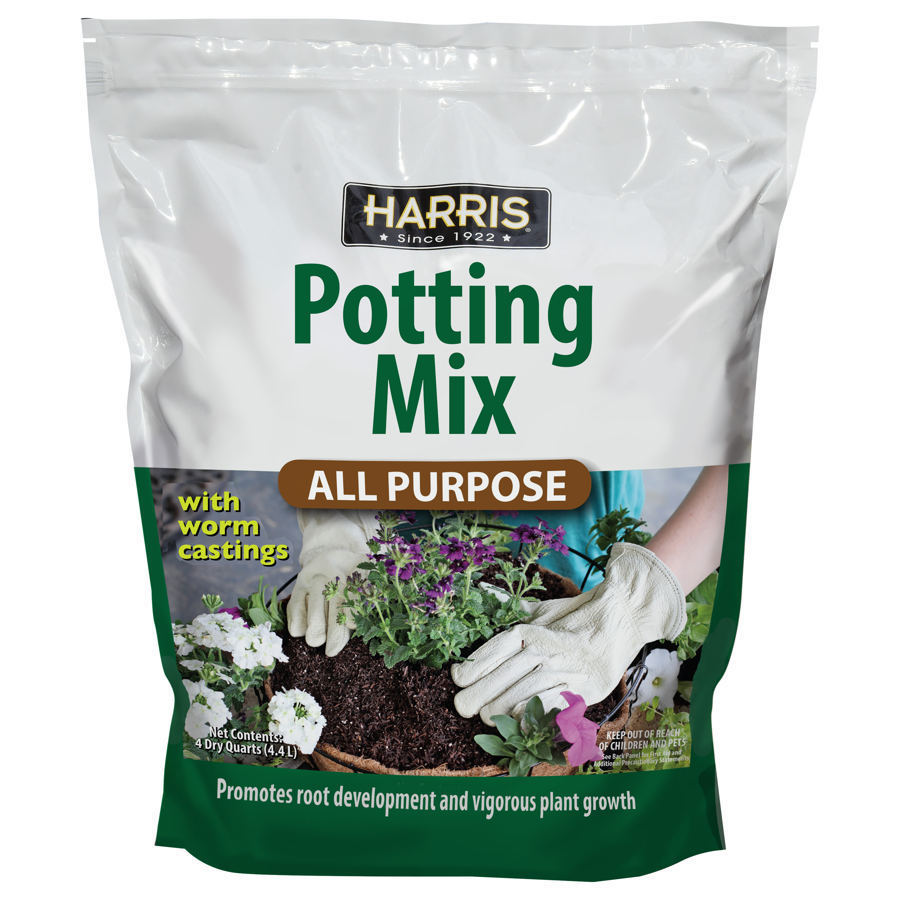Harris All Purpose Premium Potting Soil Mix With Worm Castings And Harris All Purpose Premium Potting Soil Mix With Worm Castings And