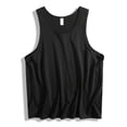 Black Mens Graphic Print Muscle Tank Top - Know Jesus Know Peace Design ...