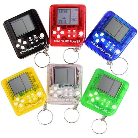 6 Classic Game Keychains, Portable Mini Nostalgic Retro with Game ...