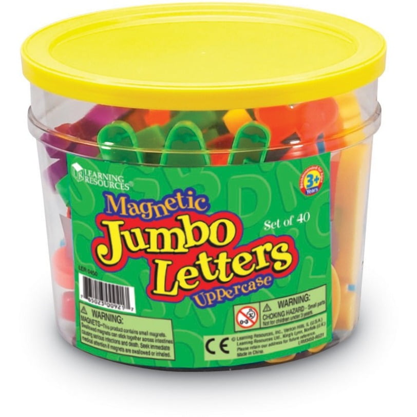Learning Resources Jumbo Magnetic Uppercase Letters - Walmart.com