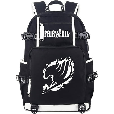 Shao5man Anime Fairy Tail Luminous Backpack Cosplay Book Bag Laptop ...