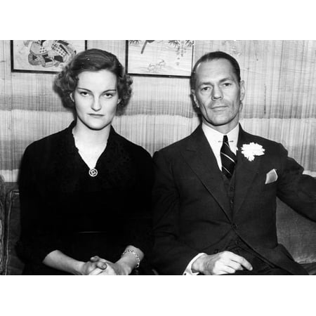 Doris Duke And Husband James H.R. Cromwell History (36 x 24) | Walmart ...