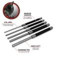 Performance Tool, Pin Punch Set, 8-Inch Long Carbon Steel, 5 Piece ...