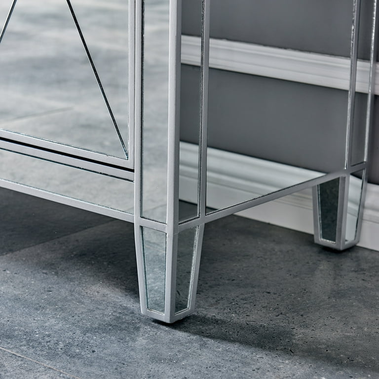 SEI Mirage 3 Door Mirrored Cabinet Walmart