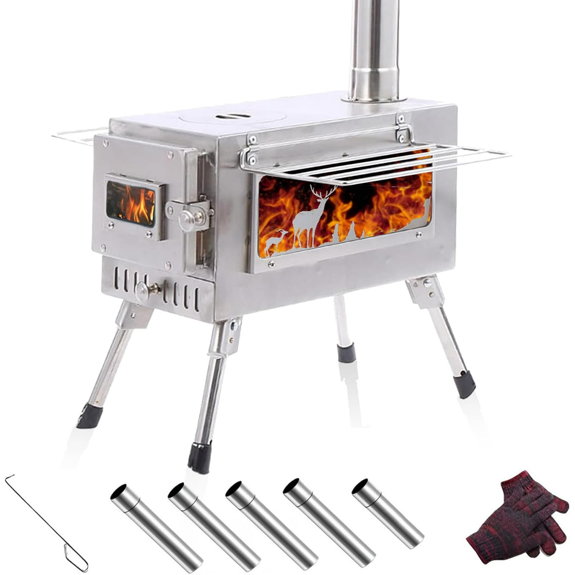 Click here for Yivke Wood Burning Stove  Stainless Steel Camping... prices